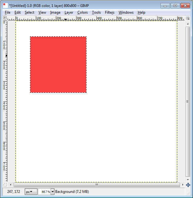 Gimp Beginner Complex Shapes